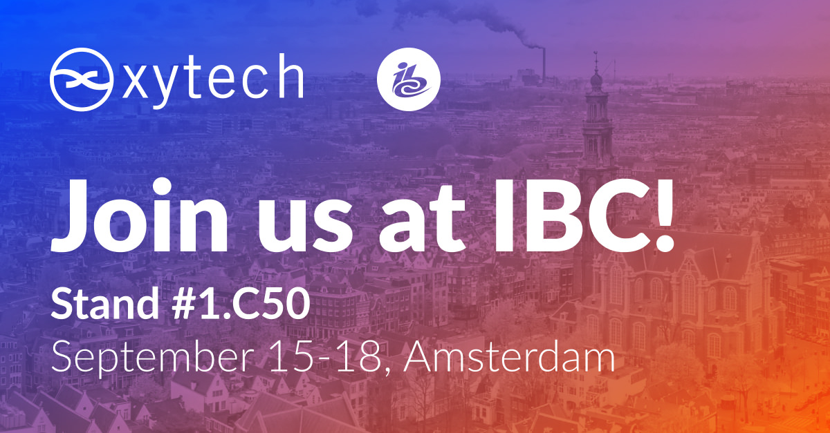 Visit Xytech at IBC 2023 at RAI Amsterdam
